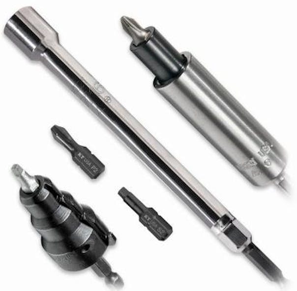 Conduit reamer attaches to drill | Cabling Installation & Maintenance