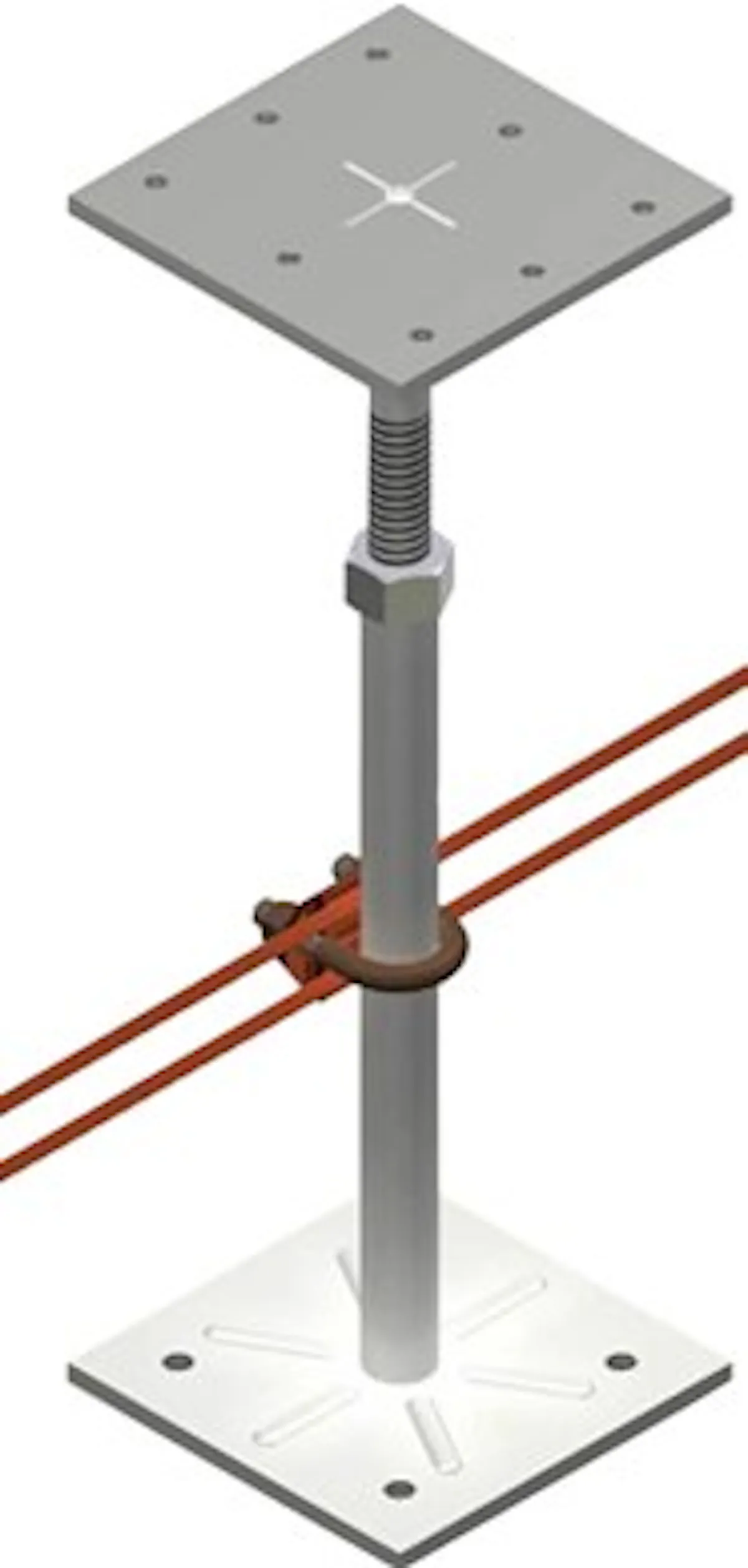 Grounding clamp for raised-floor pedestal | Cabling Installation ...