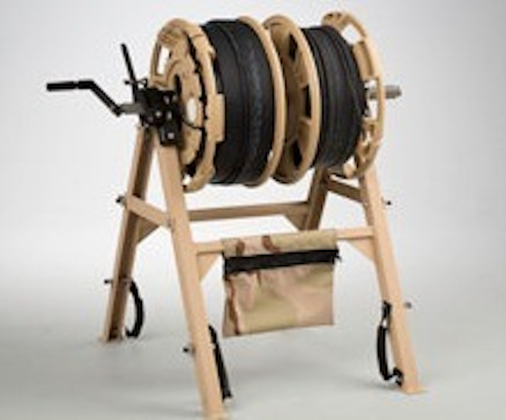 Cable installation made easier with lightweight reel stand | Cabling ...