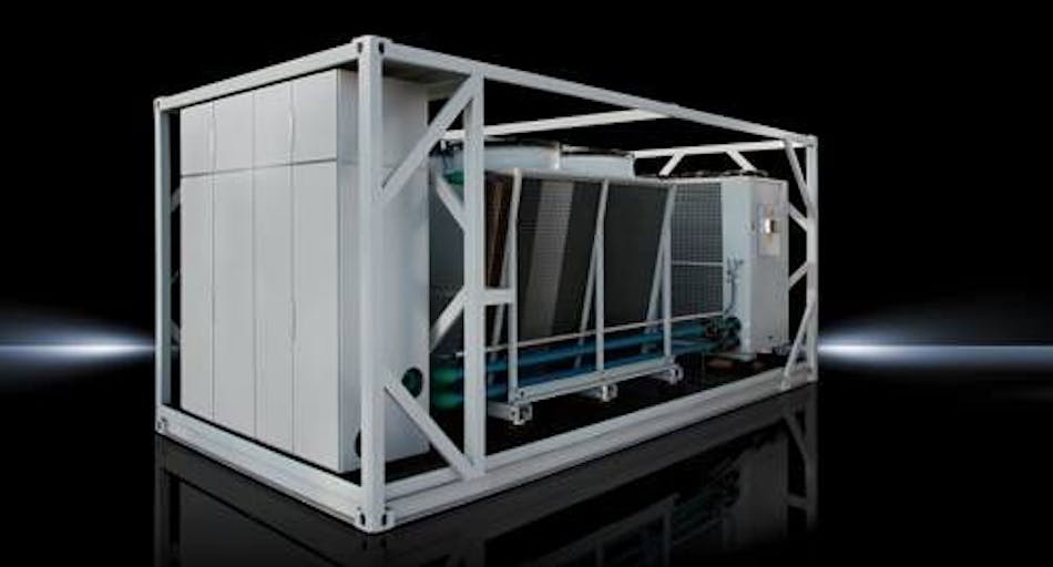 Pre-configured data center cooling container from Rittal houses modular ...