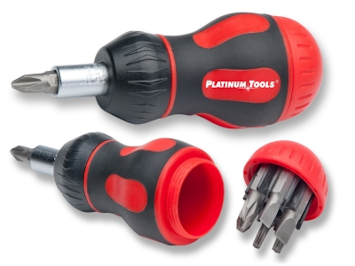 Ratcheted 'stubby' screwdriver ideal for cramped spaces | Cabling ...