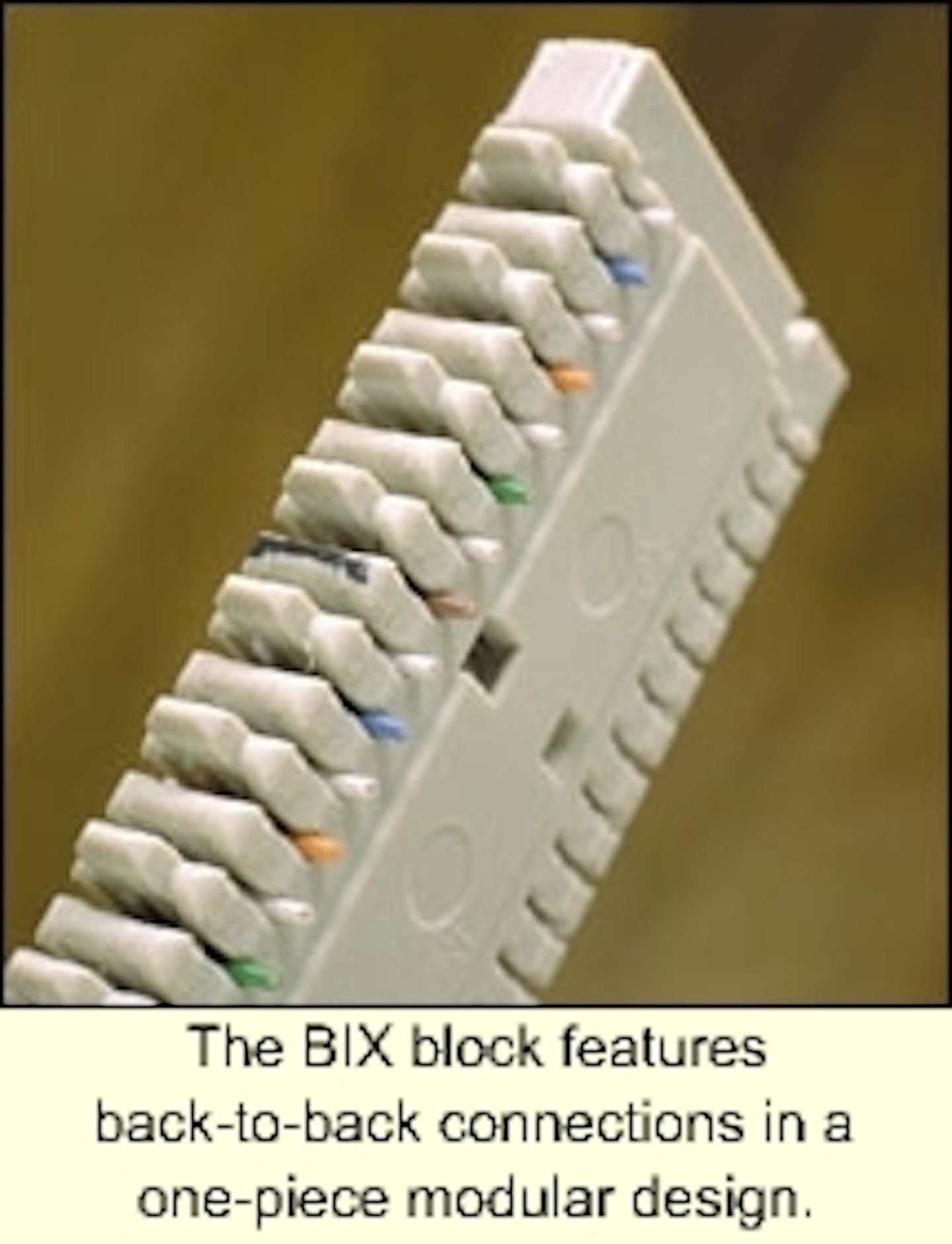 IDC blocks connect point A to point B | Cabling Installation & Maintenance