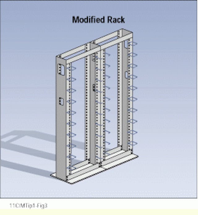 Provide larger pathways in side-by-side cable-management racks ...