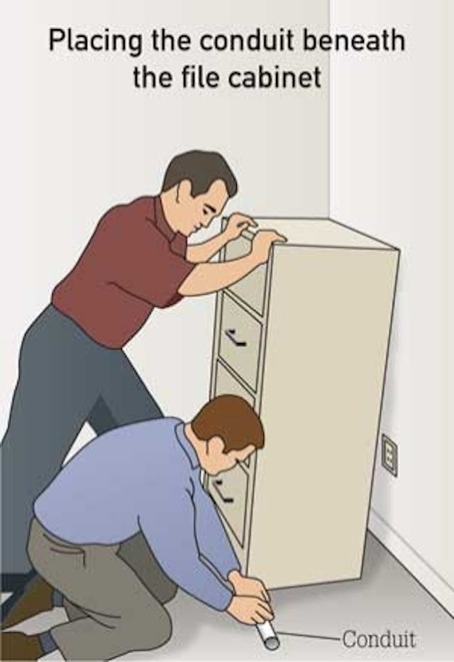 Use spare conduit as a ball bearing | Cabling Installation & Maintenance