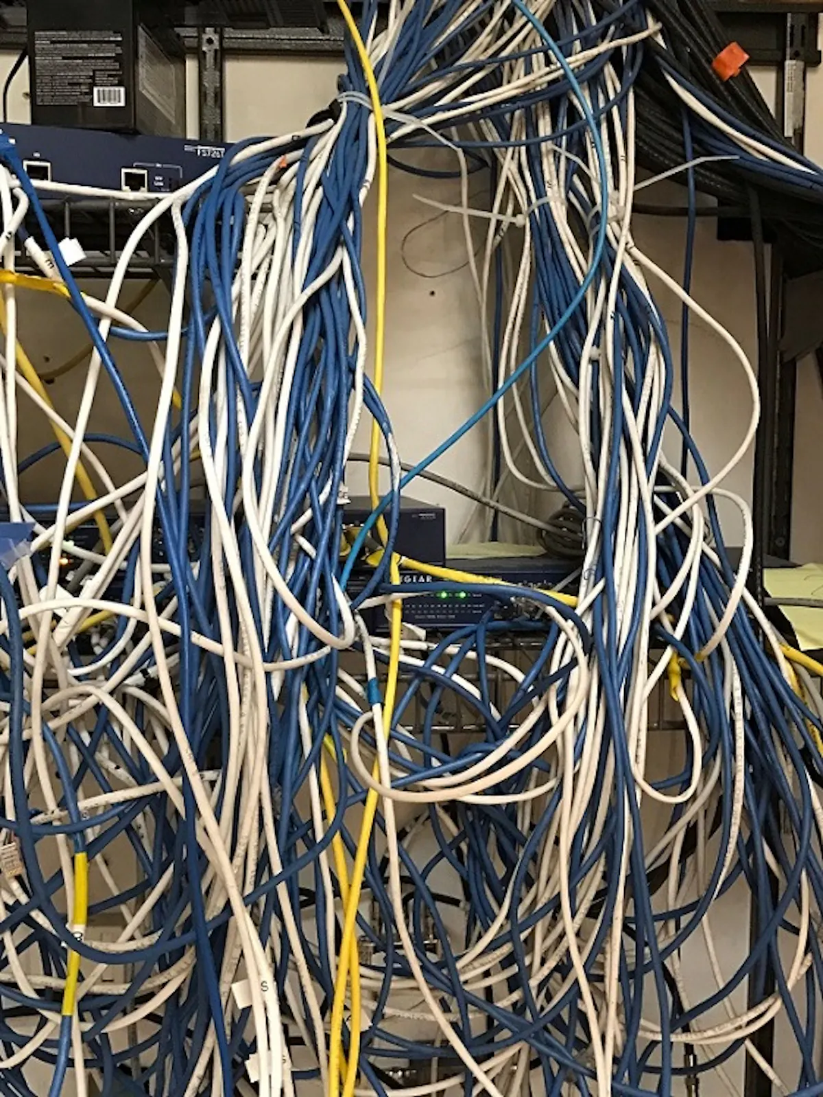 Server room cabling disaster gets big time makeover | Cabling ...