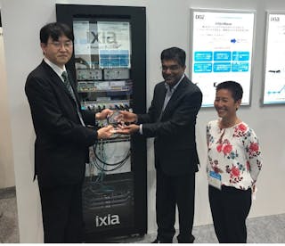 Awarded at Interop Tokyo 2018, Ixia's AresONE-400GE test system handles ...