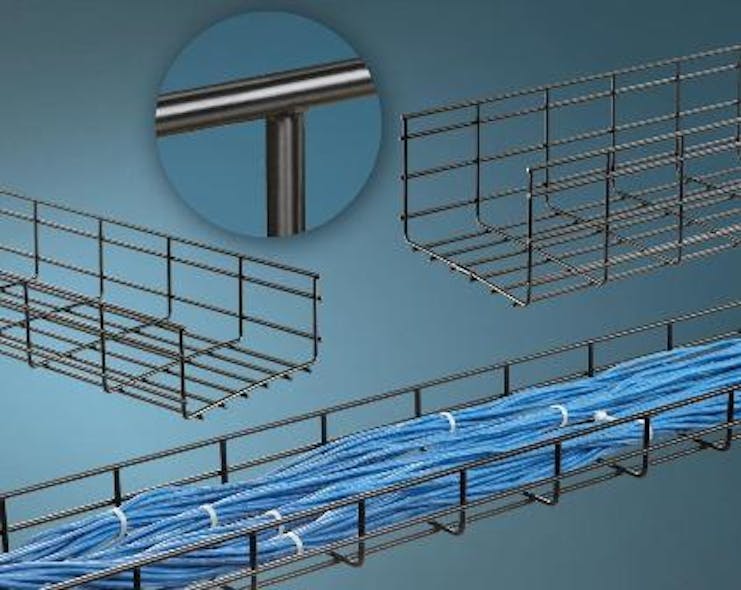 Tray holds up to 2,200 Cat 6 cables | Cabling Installation & Maintenance