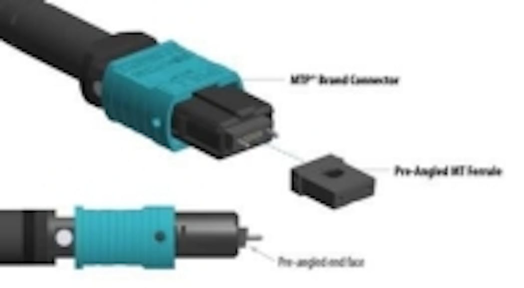 Singlemode pre-angled MT ferrule eliminates polishing fixture, improves ...