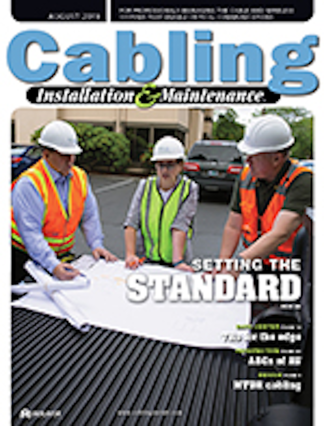 Volume 27, Issue 8 | Cabling Installation & Maintenance