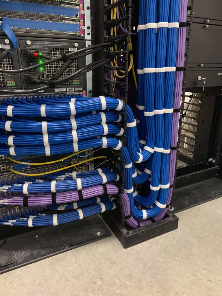 Works in progress: Cabling photos | Cabling Installation & Maintenance