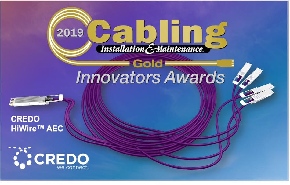 Credo receives Cabling Installation & Maintenance Innovators 2019 Gold ...