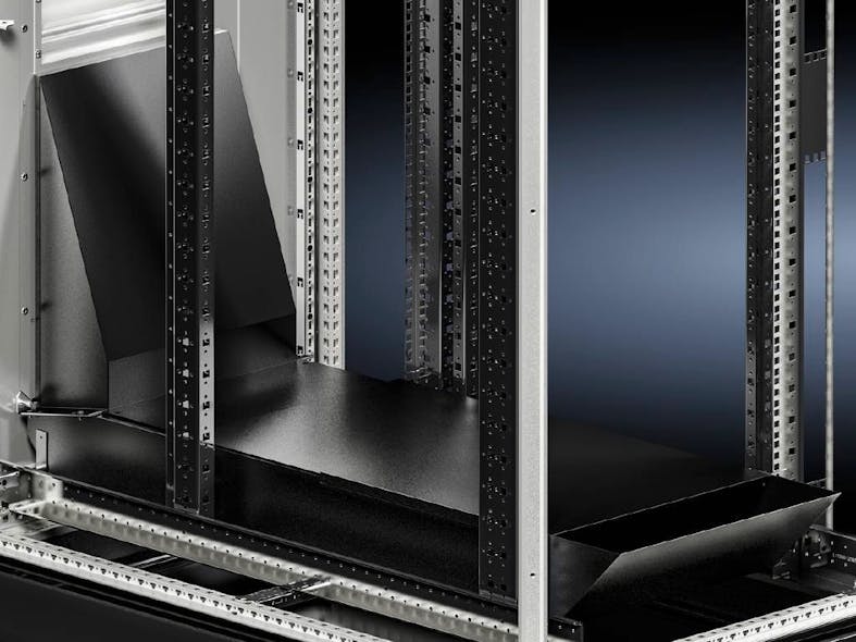 Rittal intros rear-to-front duct for Blue e+ IT applications | Cabling ...