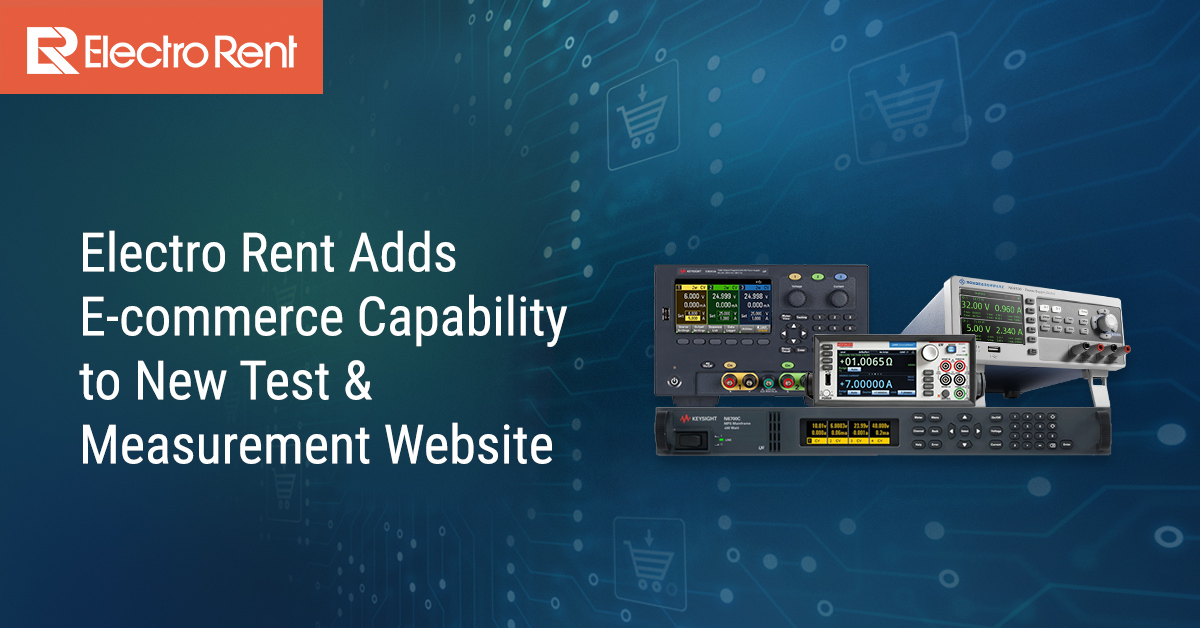 Electro Rent launches test & measurement e-commerce site | Cabling ...