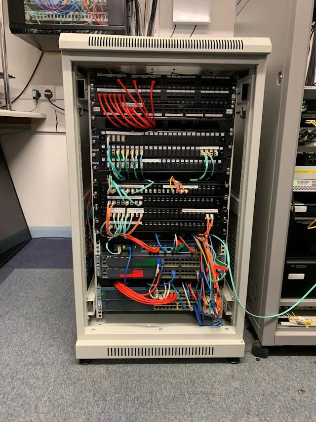 Before and after: Cabling photos | Cabling Installation & Maintenance