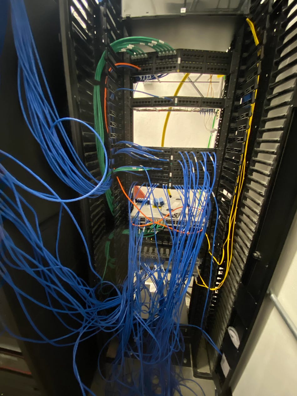 Before and after: Cabling photos | Cabling Installation & Maintenance
