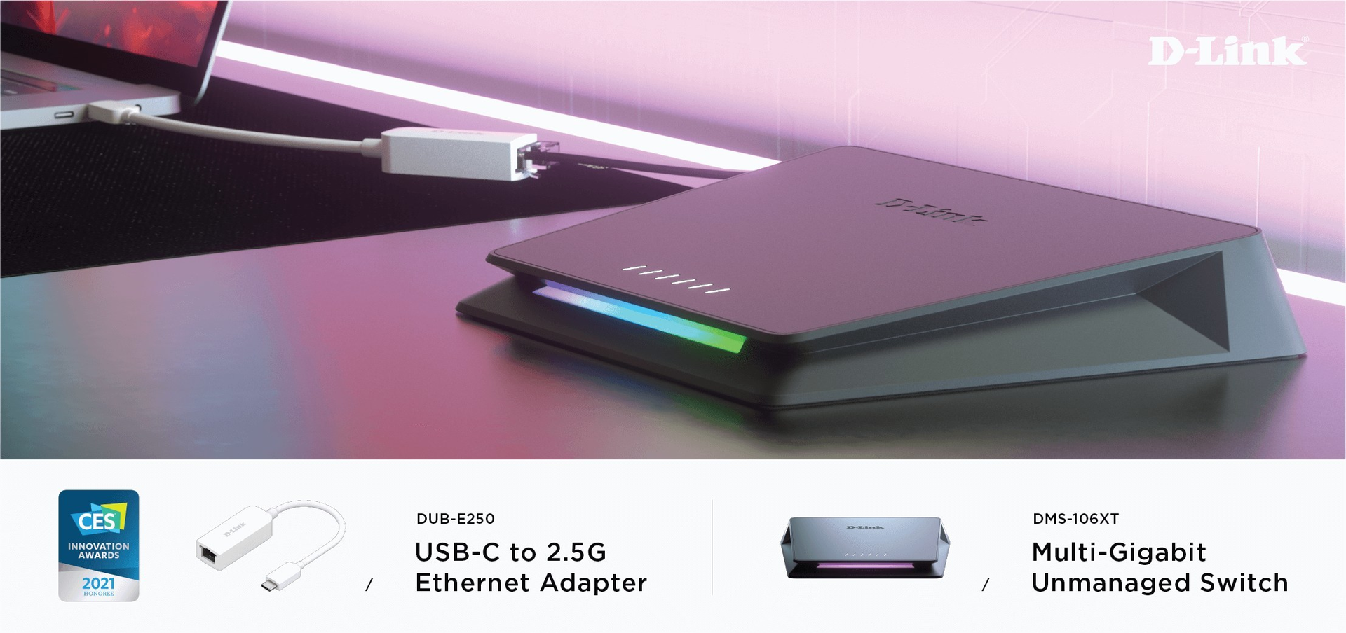 D-Link debuts 2.5G Ethernet adapter and unmanaged switch | Cabling ...