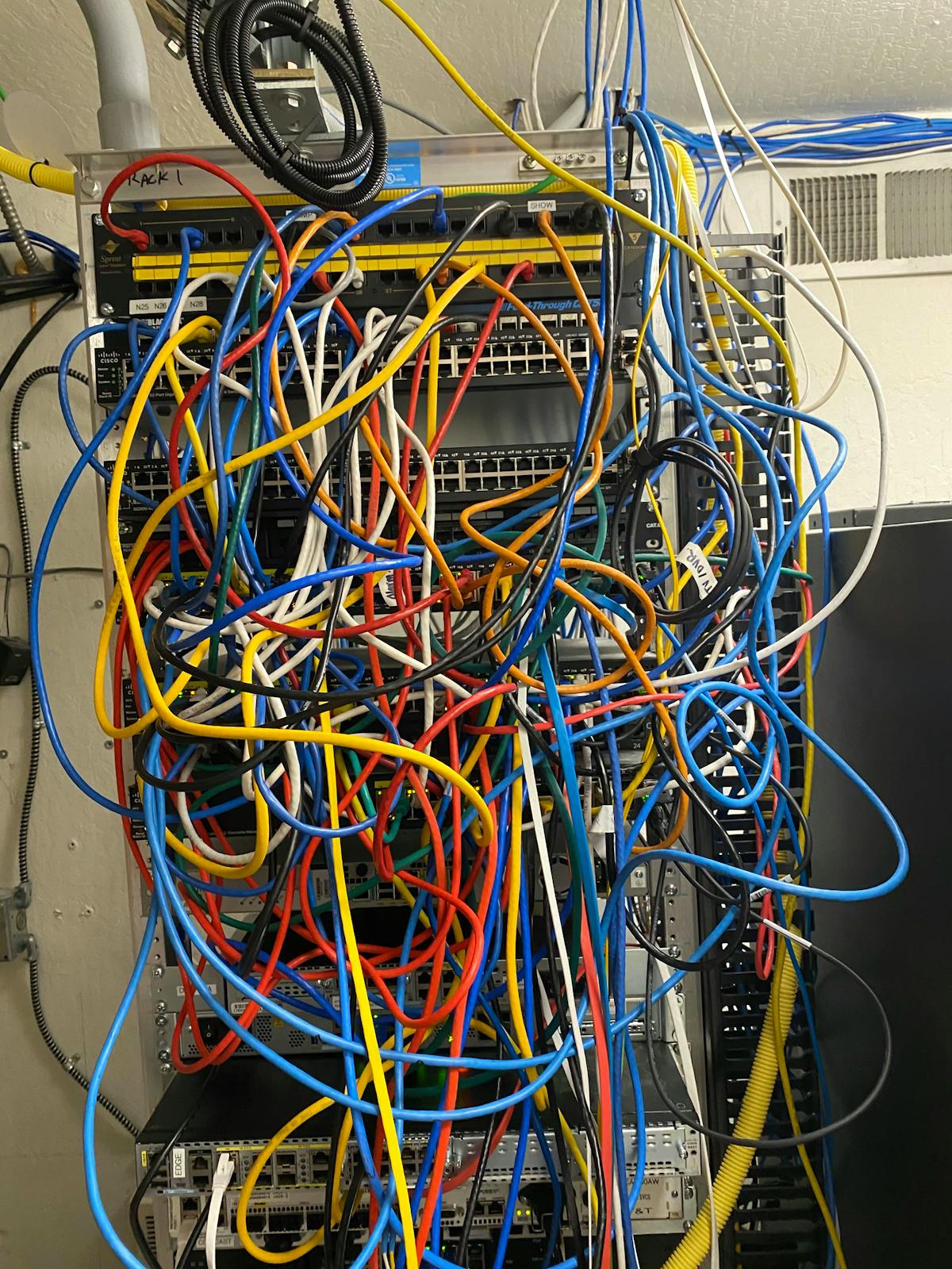 Good intentions: Cabling photos | Cabling Installation & Maintenance