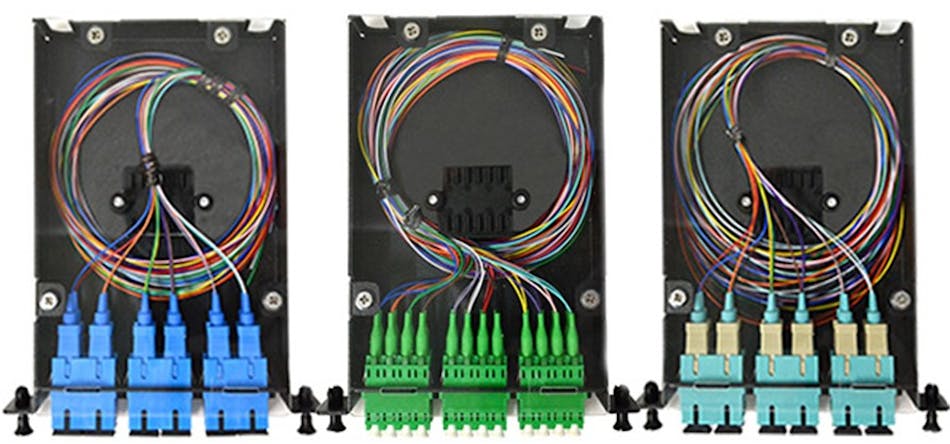 Patch and splice kits accommodate singlemode and multimode fiber ...