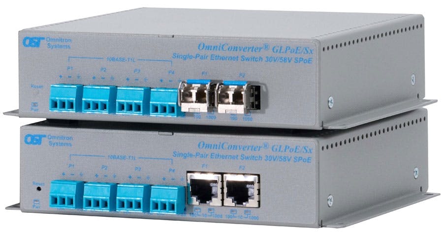 Omnitron Systems Releases New Single Pair Power over Ethernet (SPoE ...